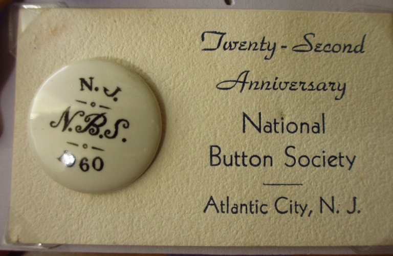 1960 NBS Favor Button, Atlantic City, NJ – Western Regional Button ...