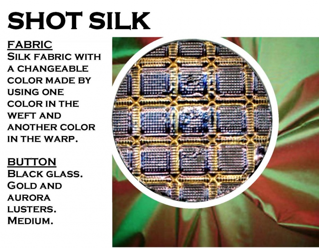 Imitating Fabric–SHOT SILK 3 – Western Regional Button Association